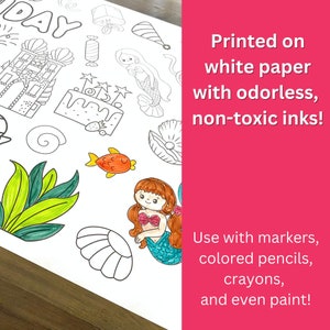 Back to School Giant Coloring Poster School Decoration Paper Table ...