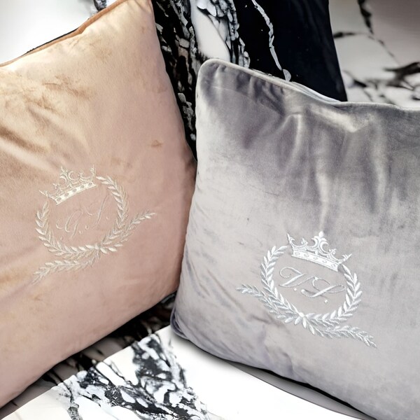 Initial Cushion - Etsy