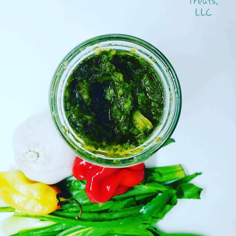 Trini Green Seasoning/ Marinade for Meats/ Seasoning/ Best | Etsy