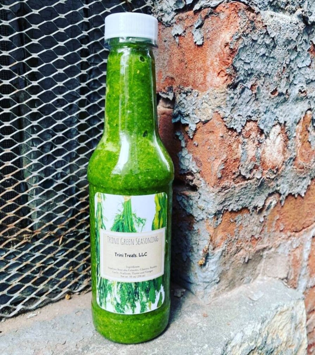 Trini Green Seasoning/ Marinade for Meats/ Seasoning/ Best Seasoning ...