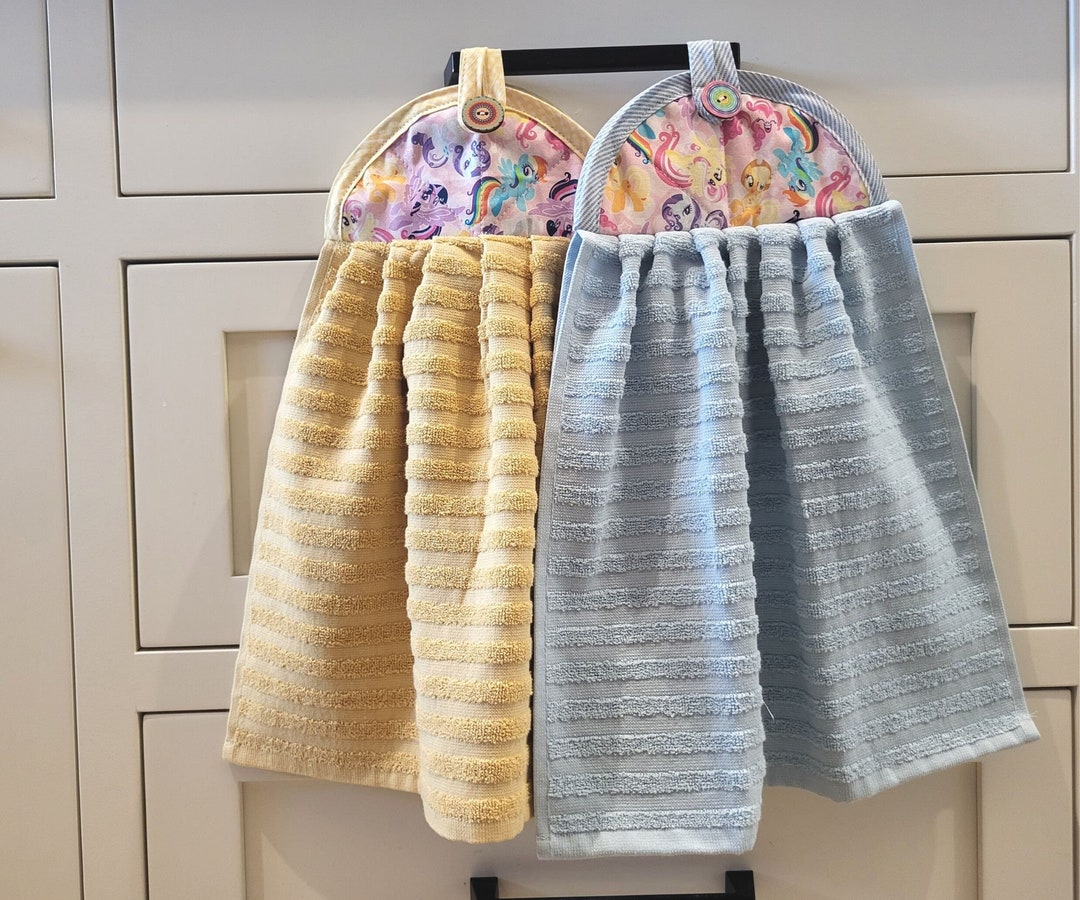 My Little Pony Hanging Kitchen Hand Towel, 80s Cartoon Hanging Dish ...