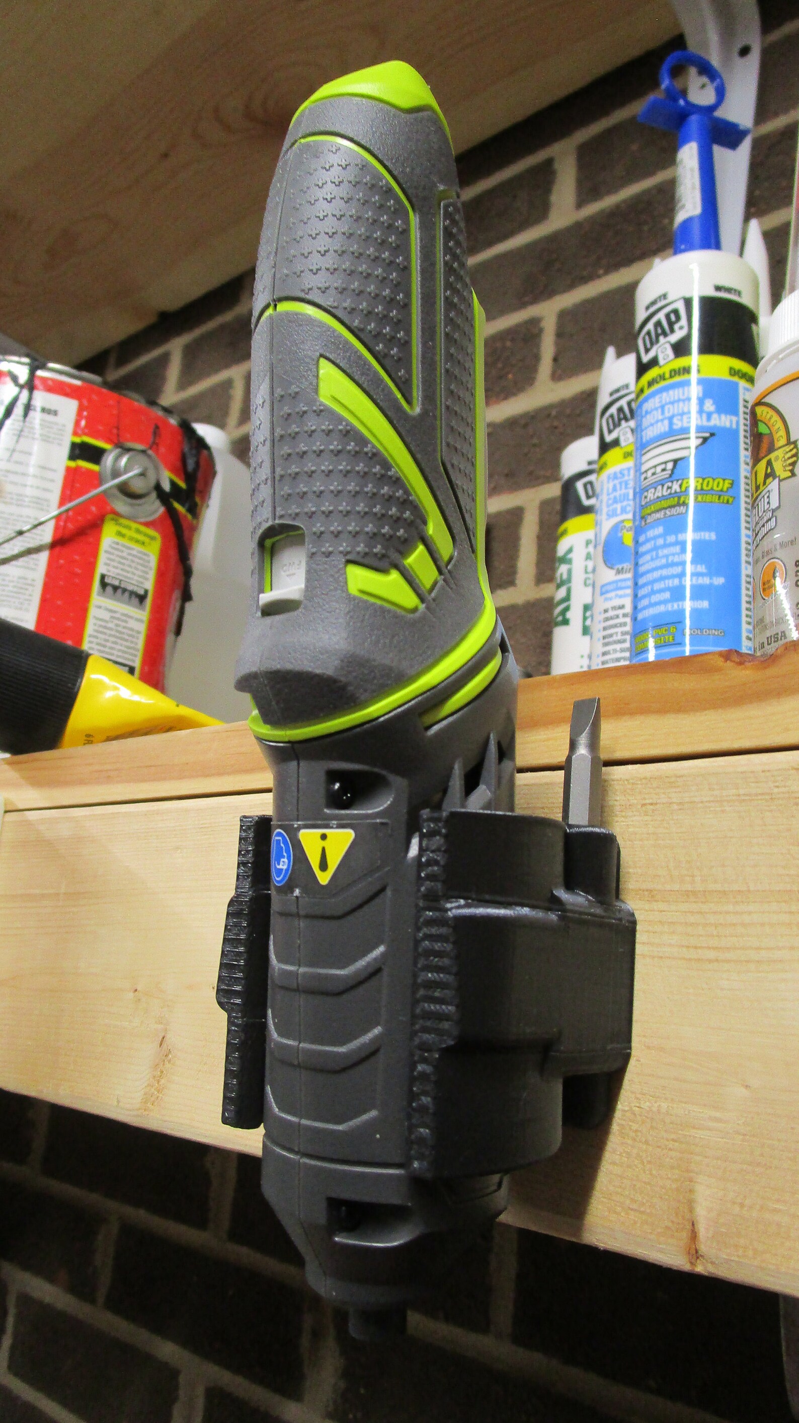 3D Printed Tool Holster Holder Mount for Ryobi 4V Screwdriver - Etsy
