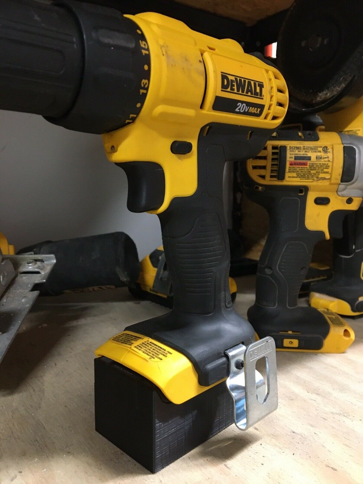 3D Printed Tool Holder Mount for Dewalt 20V Power Tools - Etsy