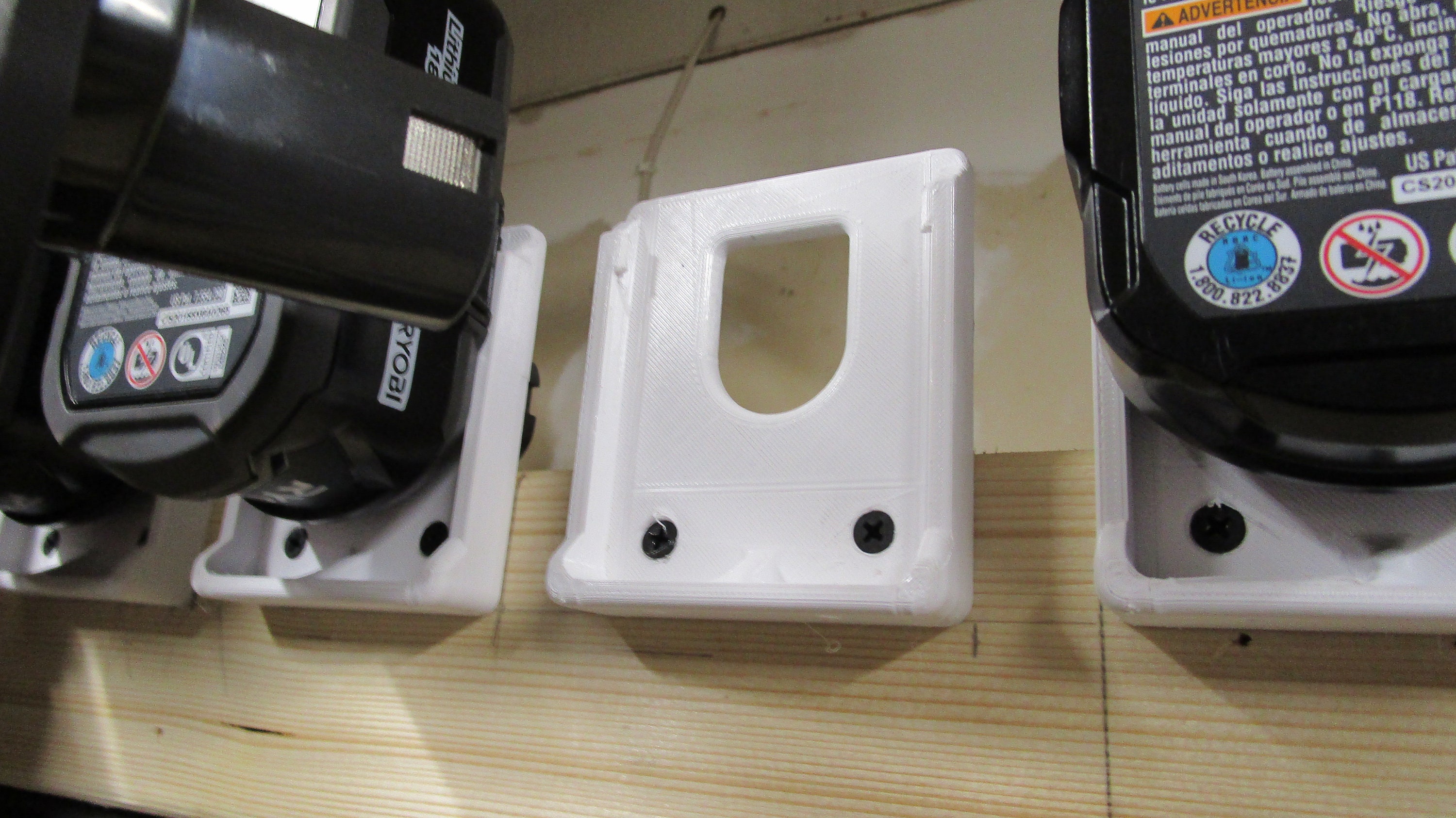 3D Printed Battery Holder Mount for Ryobi 18V Battery With - Etsy