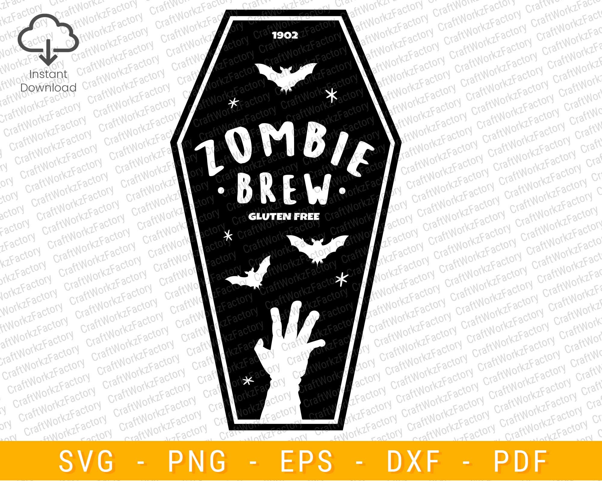 Zombie Brew Bottle Labels Potion Labels Svg Witch Potion - Etsy