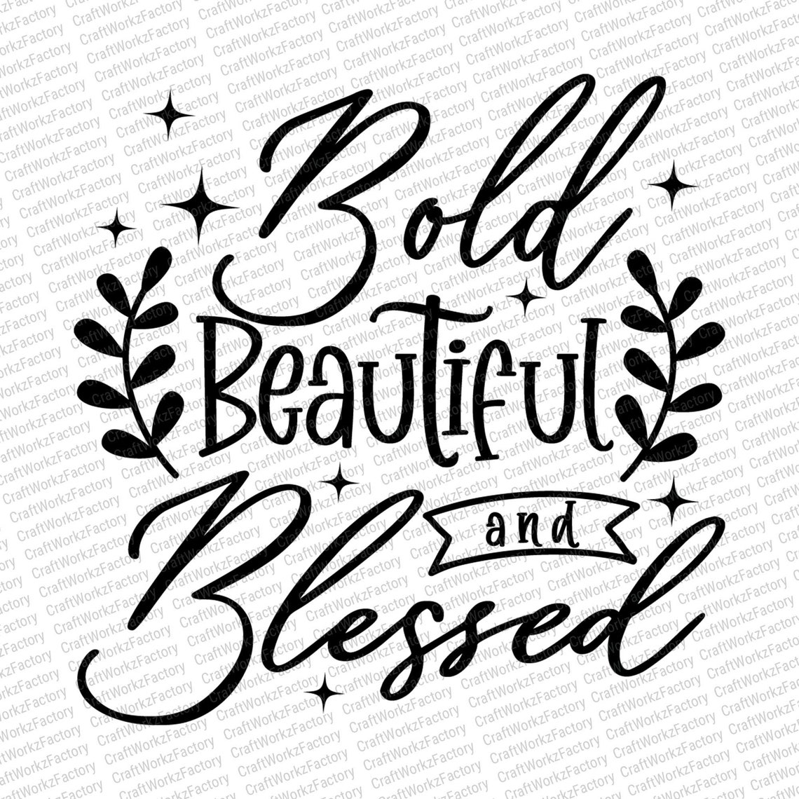 Bold Beautiful and Blessed Svg Black Women Svg Afro Girl Svg - Etsy