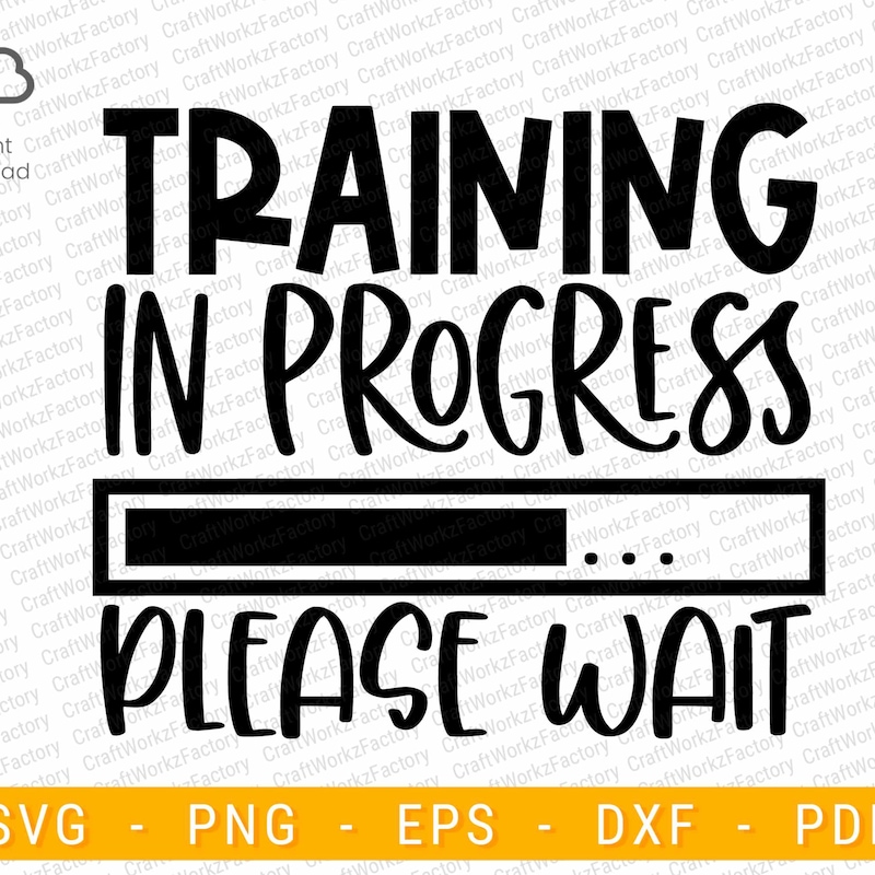 Training in Progress Sign - Etsy