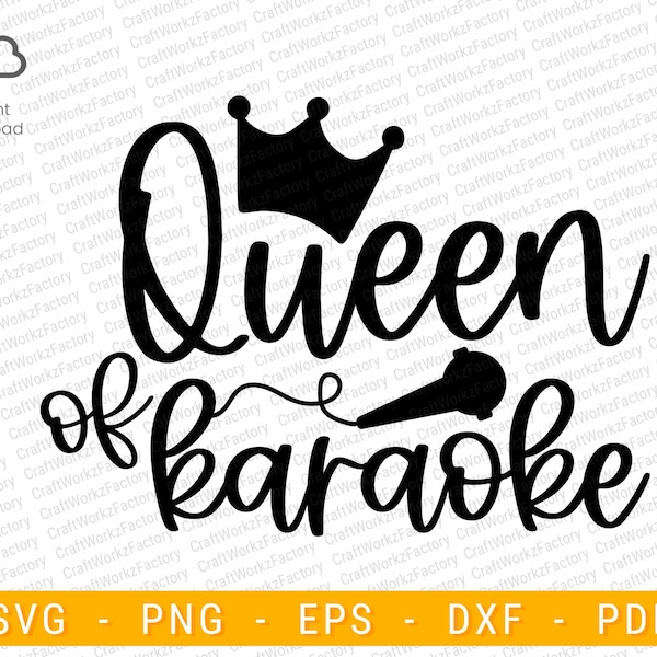 Microphone and Singing Notes Svg - Etsy