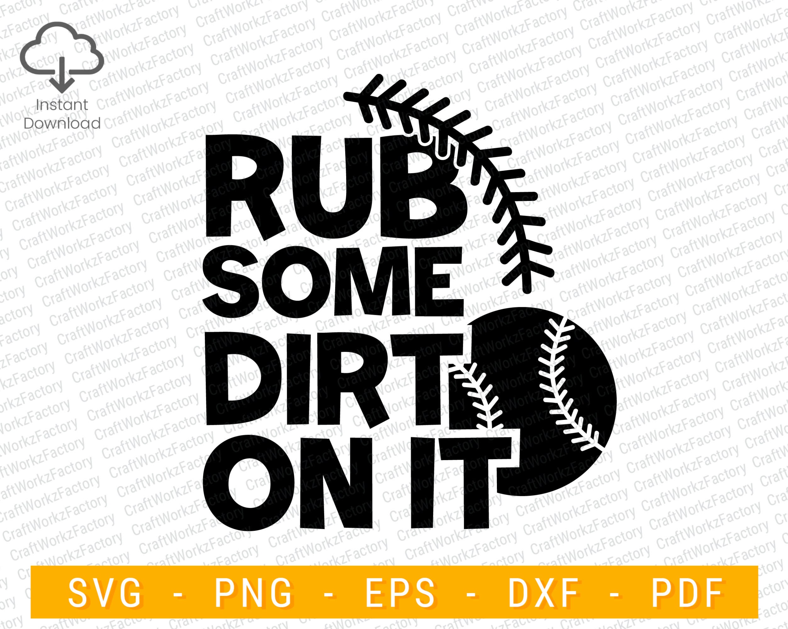 Rub Some Dirt on It Svg, Baseball Mom, Softball Player Svg, Softball ...