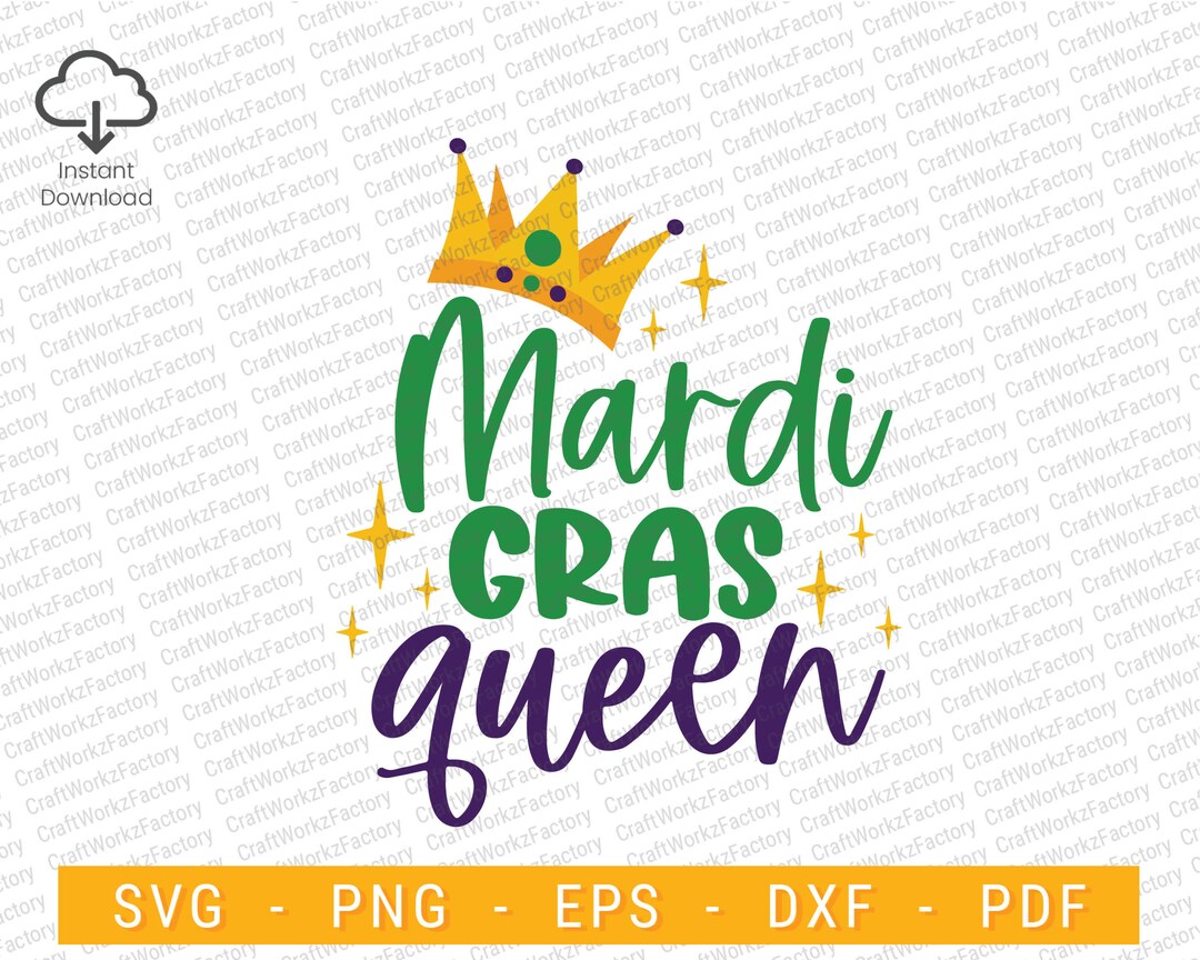 Mardi Gras Queen SVG, Mardi Gras Svg, Fat Tuesday Svg, Jester Hat ...