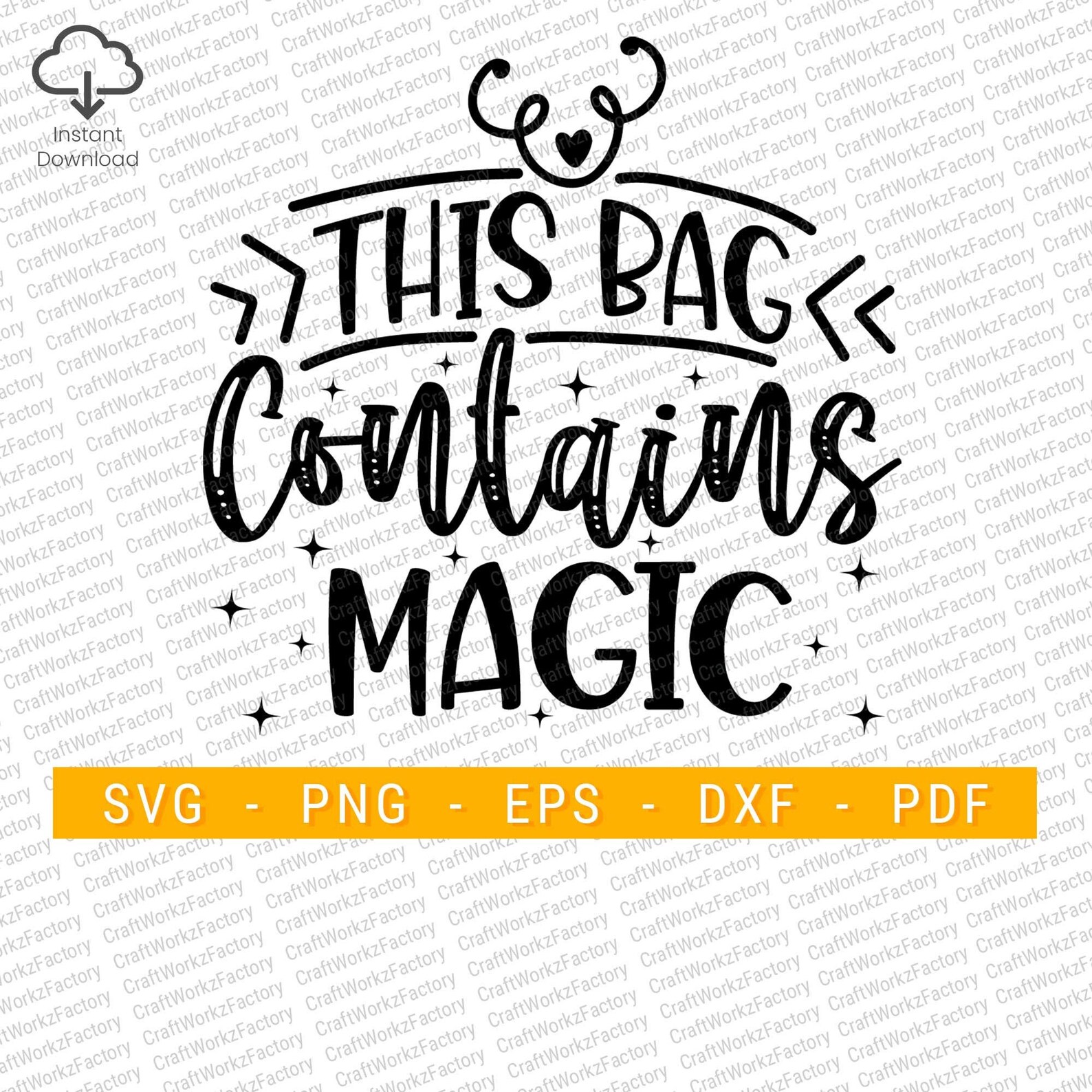 This Bag Contains Magic SVG Funny Makeup SVG Cosmetic Bag - Etsy UK