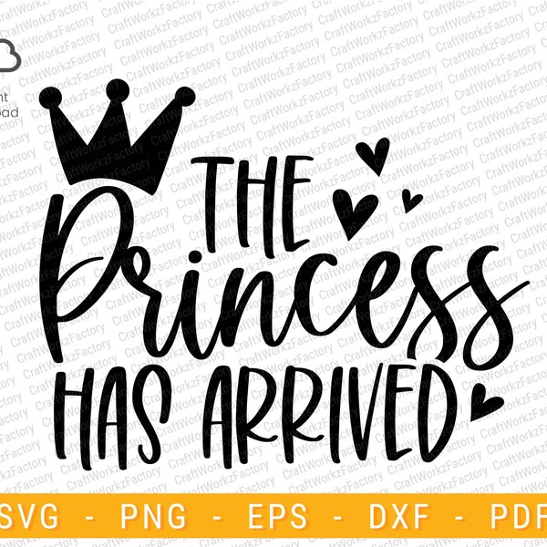 Princess Has Arrived - Etsy
