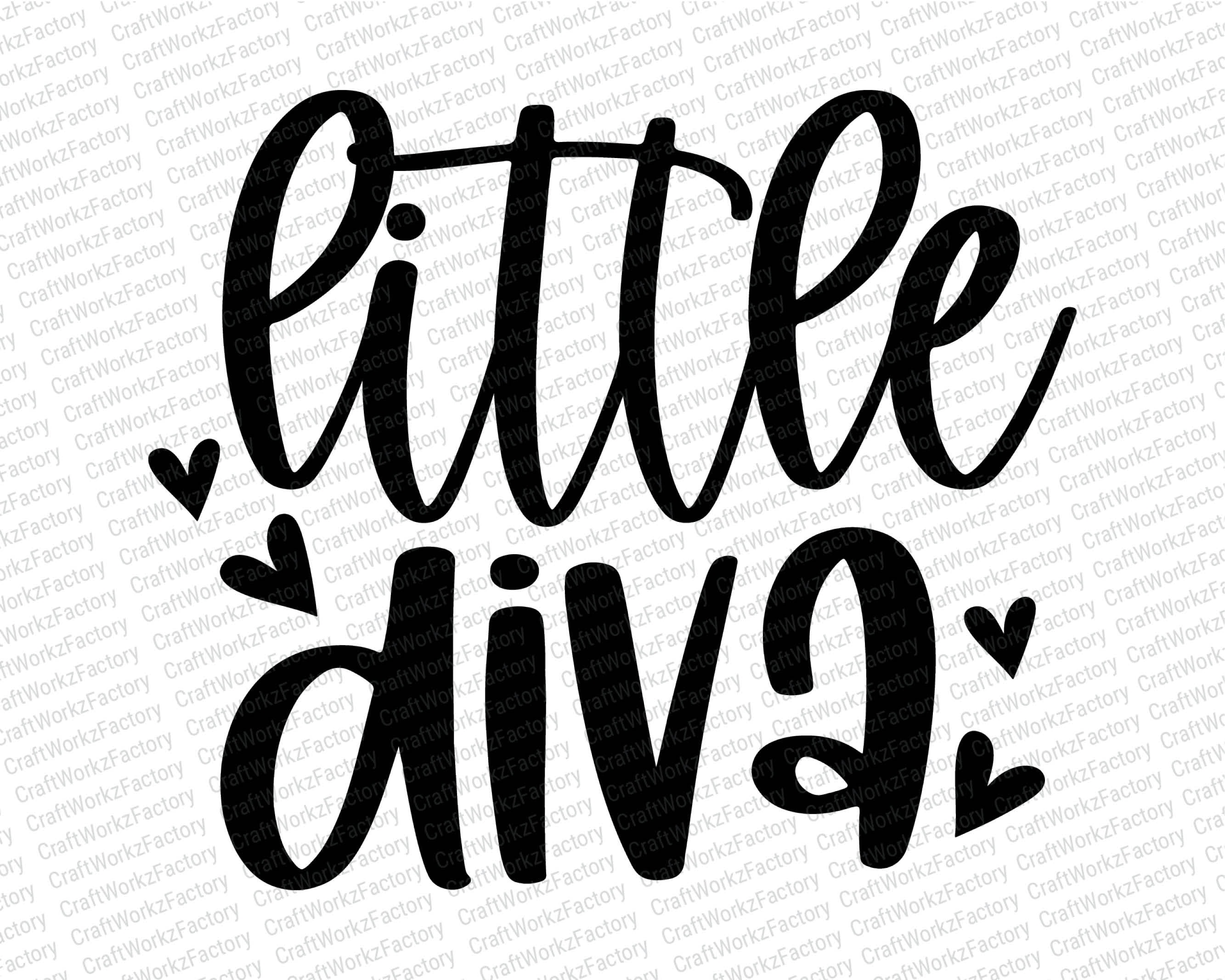 Little Diva Svg, Baby Princess Svg, Newborn Svg, Baby Shower Svg ...