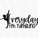 Everyday I'm Tumbling Svg, Gymnastics Girl Svg, Jazz Ballet, Cheer Svg ...