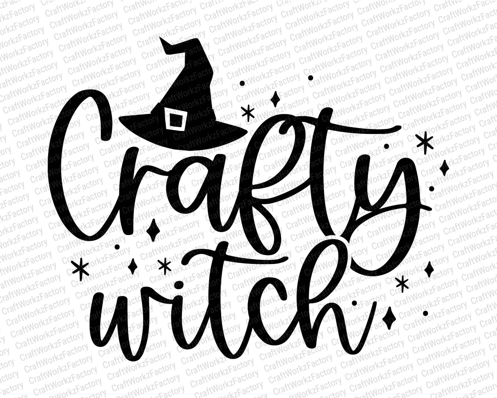 Crafty Witch Svg Crafty SVG Baby Witch Spiritual Svg | Etsy