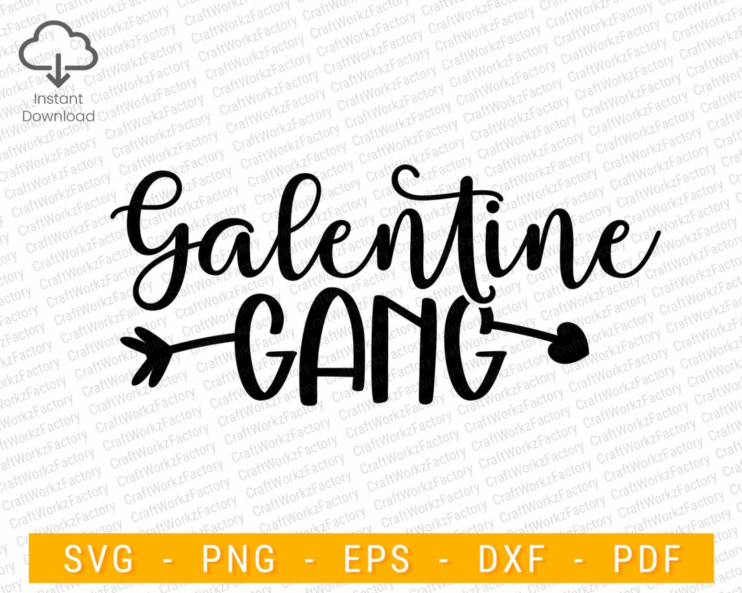 Galentine Gang SVG, Galentines Day Svg, Valetine's Day Svg, Girls ...