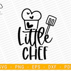 Little Chef SVG, Chef in Progress Svg, Little Chef Boy Girl Svg, Cooker ...