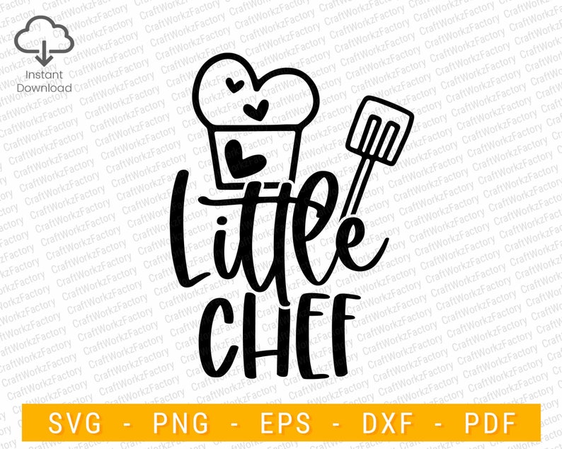Little Chef SVG, Chef in Progress Svg, Little Chef Boy Girl Svg, Cooker ...