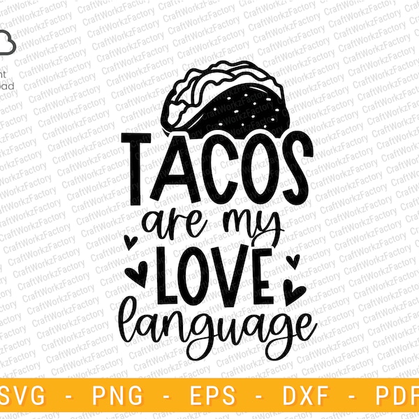 Tacos Are My Valentine Svg Etsy