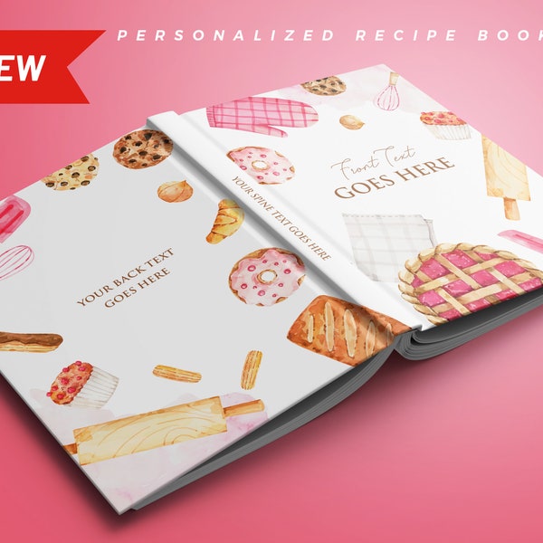 Pink Cookbook Baking - Etsy