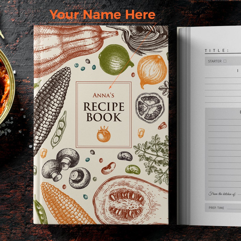 Handmade Recipe Book - Etsy