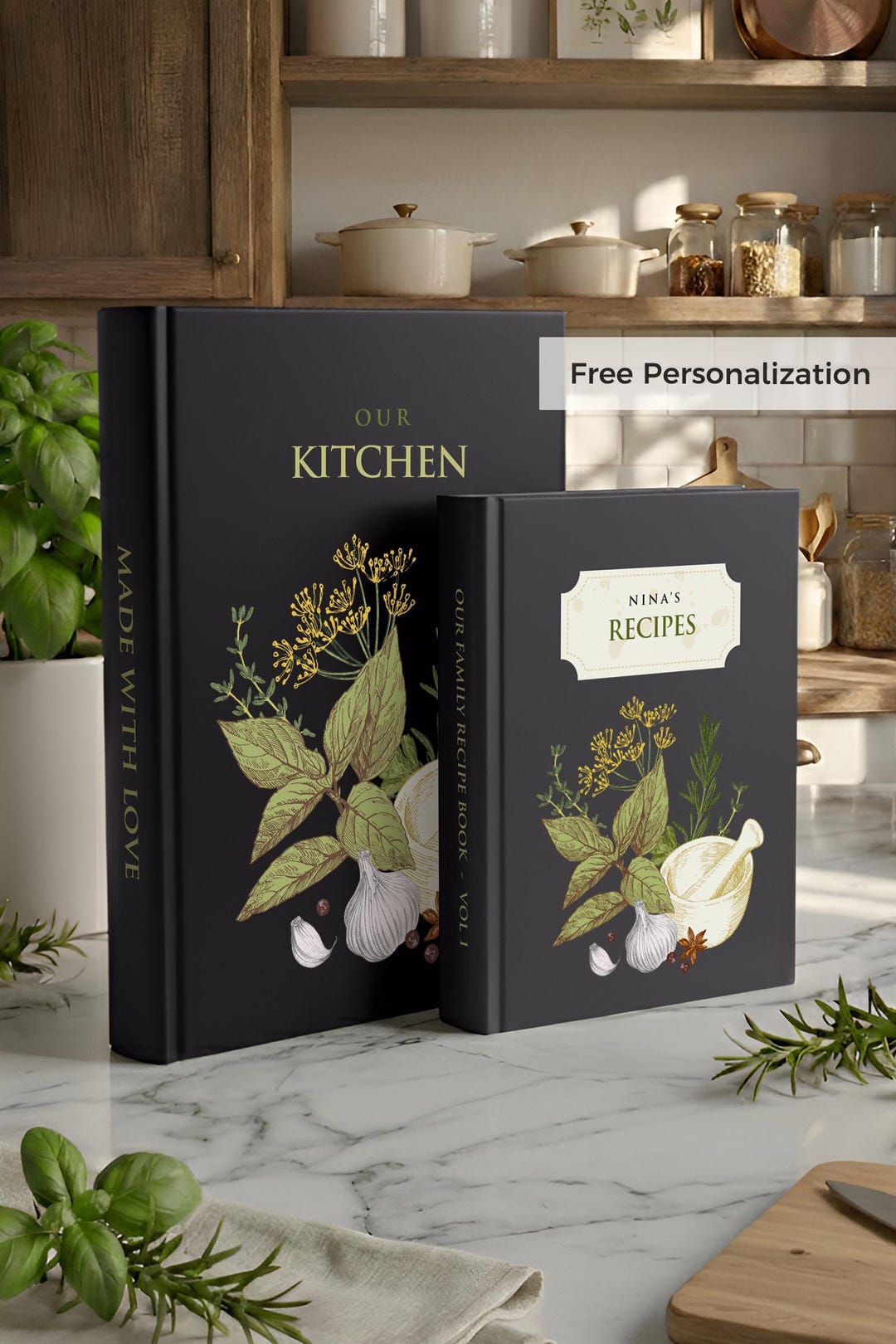 Personalized Recipe Book to Write Your Own 300+ Recipes! Family Recipe ...