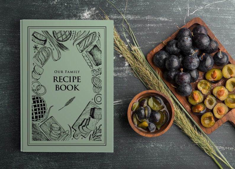 Personalized Recipe Book With Measurement Page. Write Your Own - Etsy