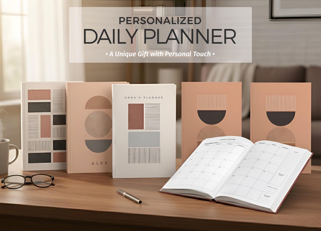 Personalized 2026-2027 Daily Planner: Custom Agenda, Weekly Goals ...