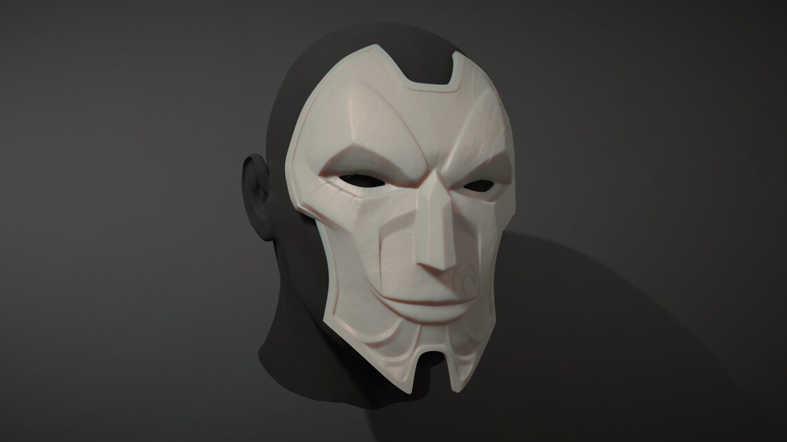 Jhin Mask - 3D STL File - Etsy