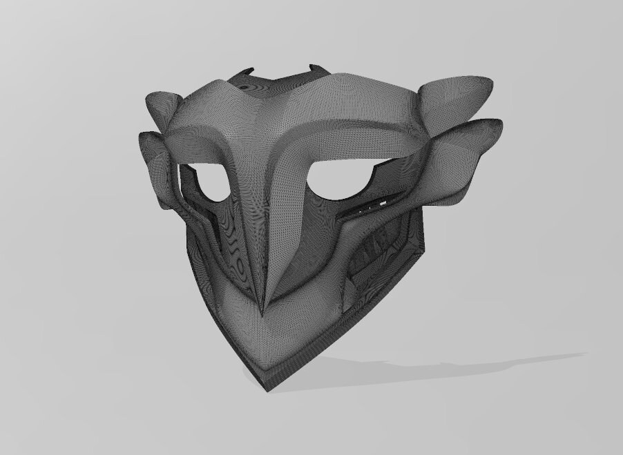 Ekko Firelight Mask - Arcane - 3D STL File - Etsy