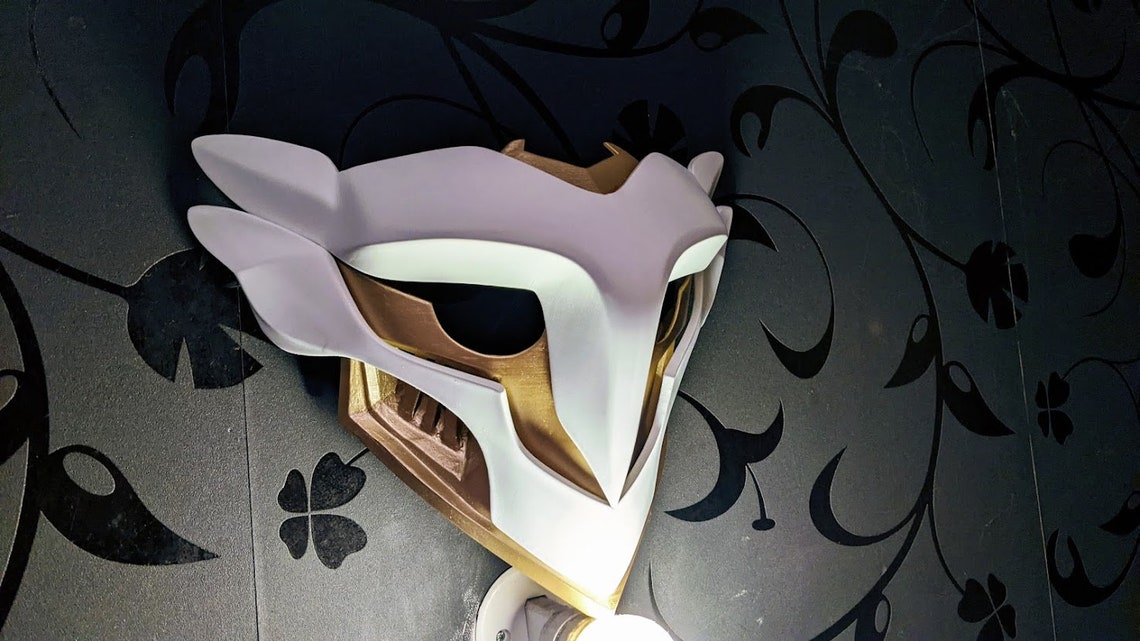 Ekko Firelight Mask Arcane 3D STL File - Etsy