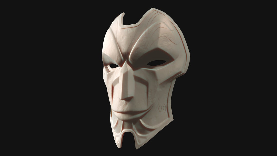Jhin Mask - 3D STL File - Etsy