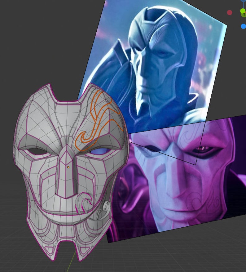 Jhin Mask - 3D STL File - Etsy