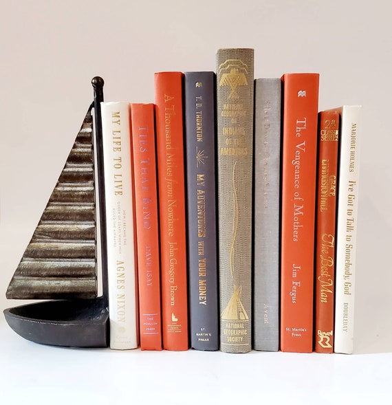 Blue And Orange Book Stack