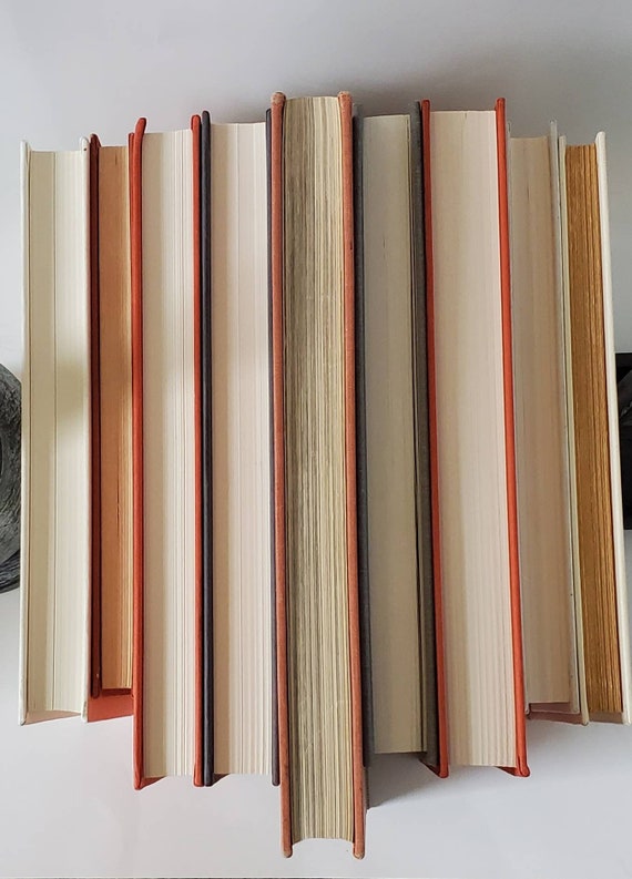 Blue And Orange Book Stack