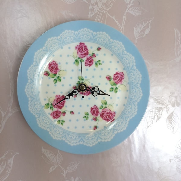 Ceramic Plate Clock - Etsy UK