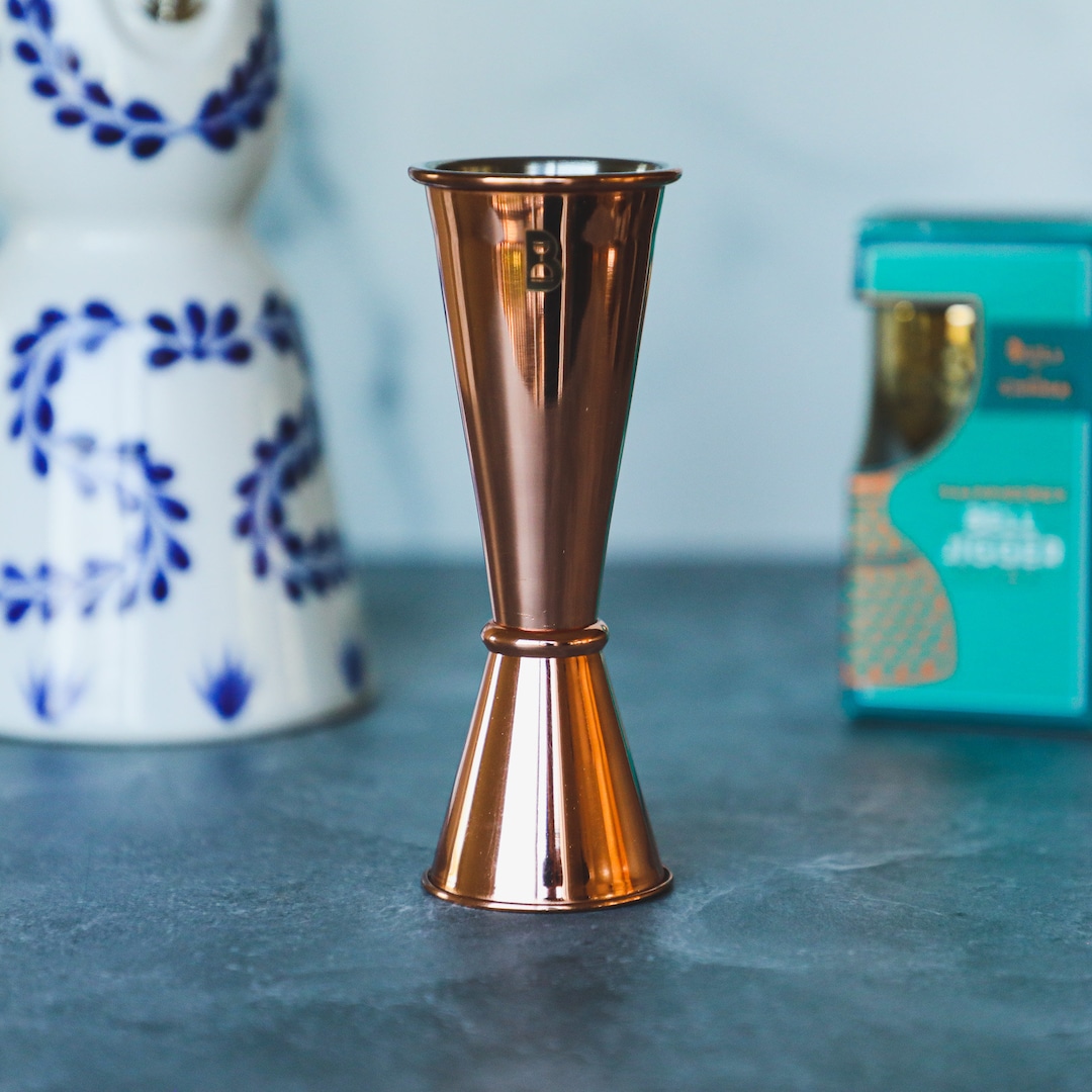Japanese Style Copper Jigger, Barware Copper Jigger, Double Ended ...