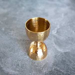 Hammered Copper Bell Jigger, Double Sided Jigger, Copper Barware - Etsy