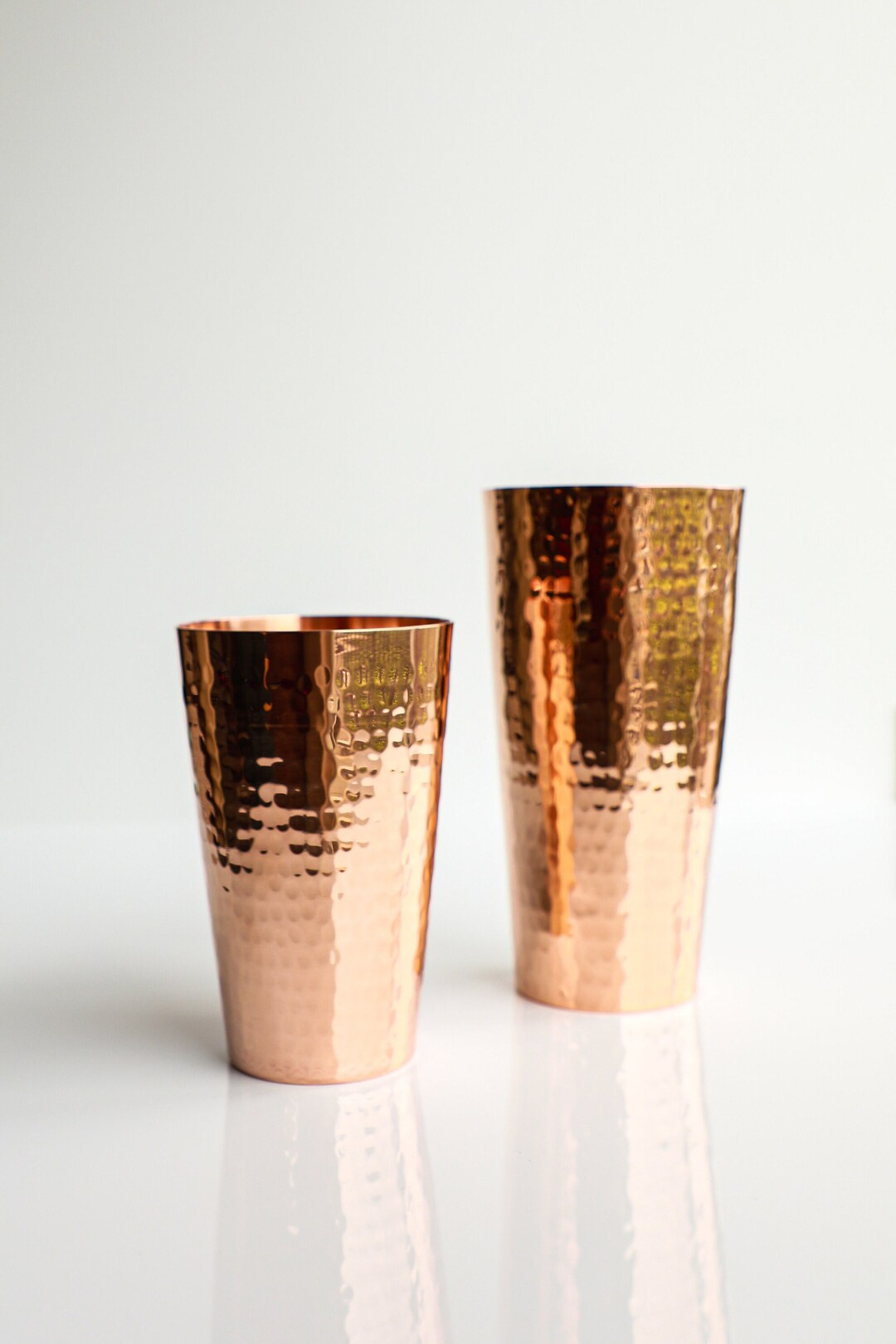 100% Copper Boston Cocktail Shaker Set, Copper Shaker, Copper Cup ...