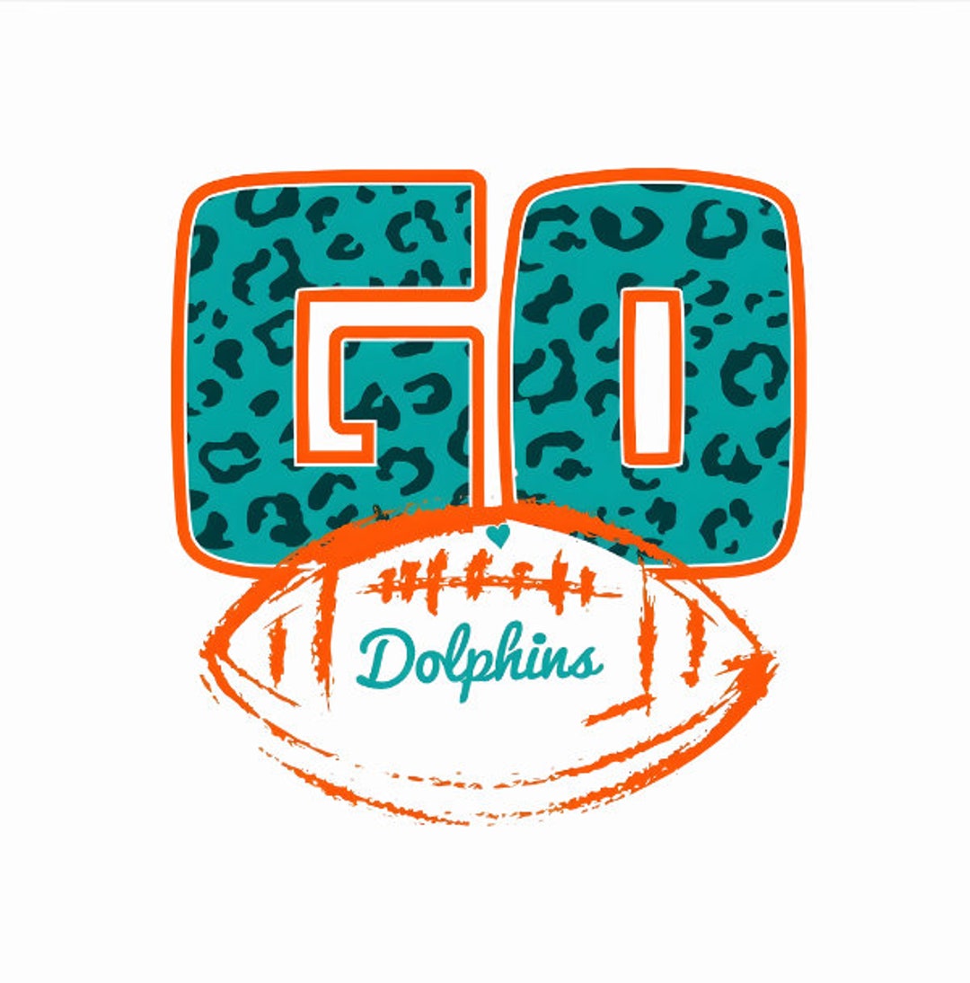 Digital Download Go Dolphins Football Miami Design Clipart Dolphins ...