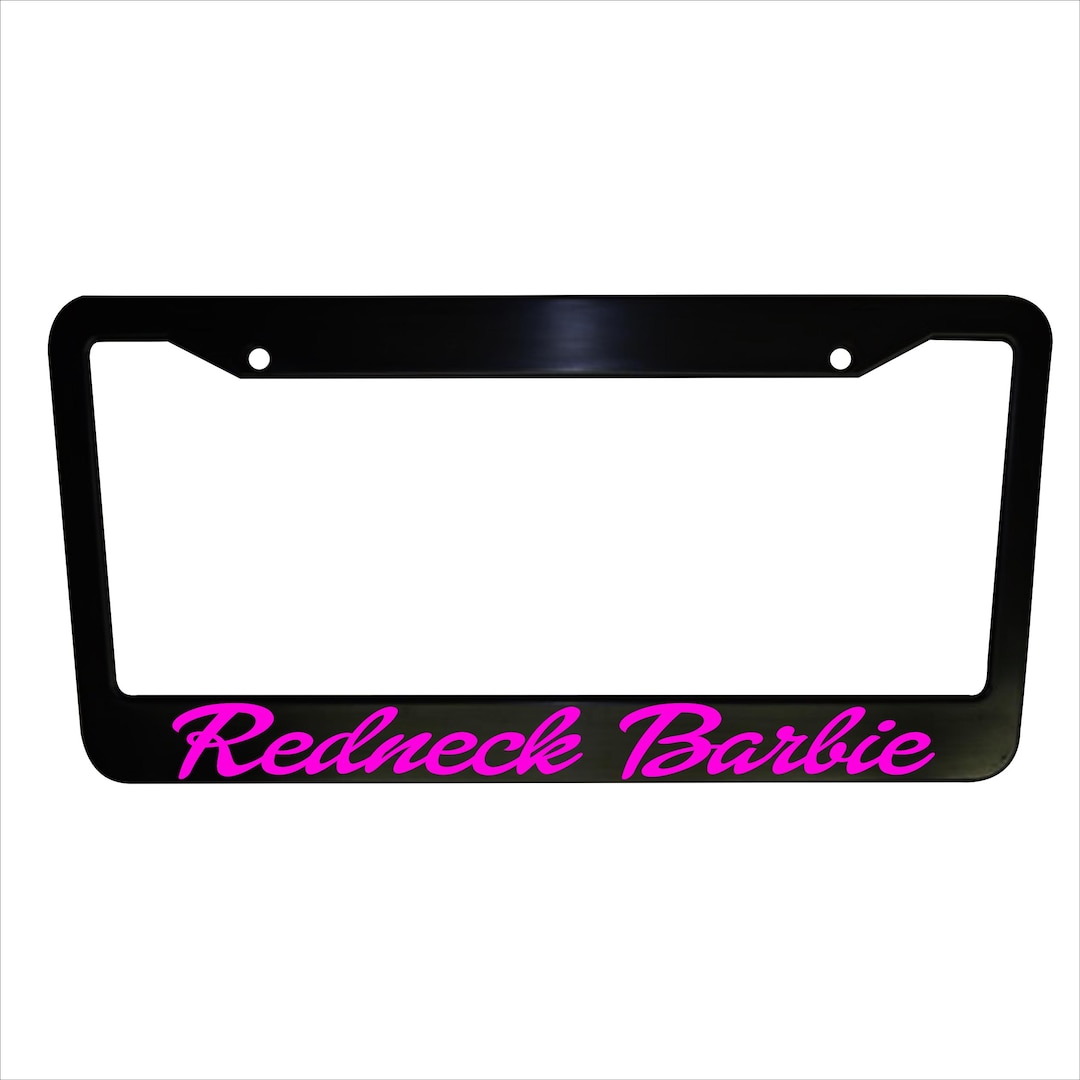 Redneck Girl License Plate Frame, Aluminum Truck Car Van Decor Car ...