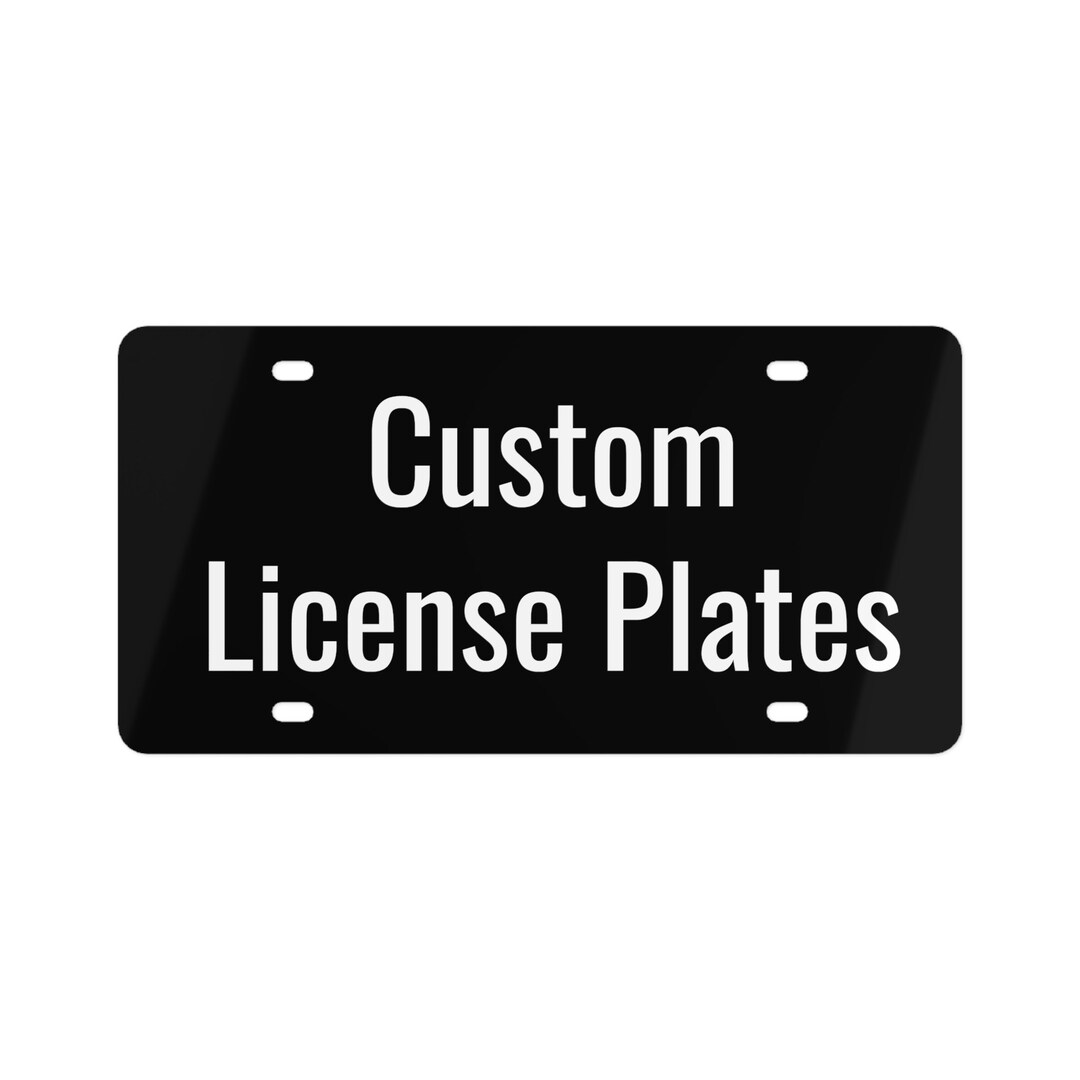 Custom Aluminum License Plate Truck Car Van Accessories Car Decor Funny ...