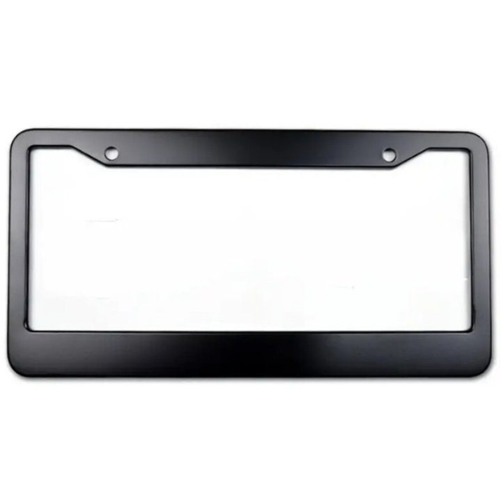 Funny 'driving so Close' License Plate Frame, Black Plastic or Aluminum ...