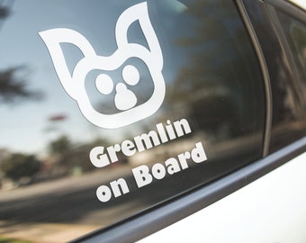 Gremlins/gremlin on Board Vinyl Decal - Etsy