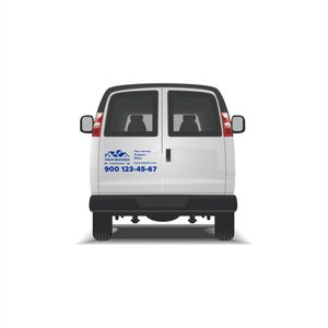 2pcs Custom Commercial Truck Decal for Construction Business ...