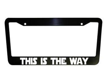 Star Wars Jedi Master License Plate Frame - Etsy