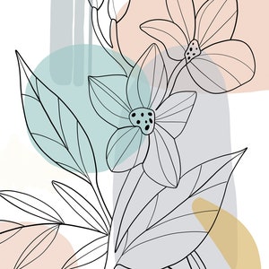 A Set of Two Minimalist Line Art Downloadable Files, Digital Art ...