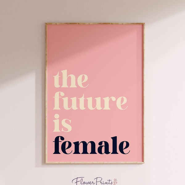 Female Poster - Etsy