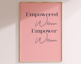 ART PRINT Empowerment / One Line Drawing / Minimalistic Wall - Etsy