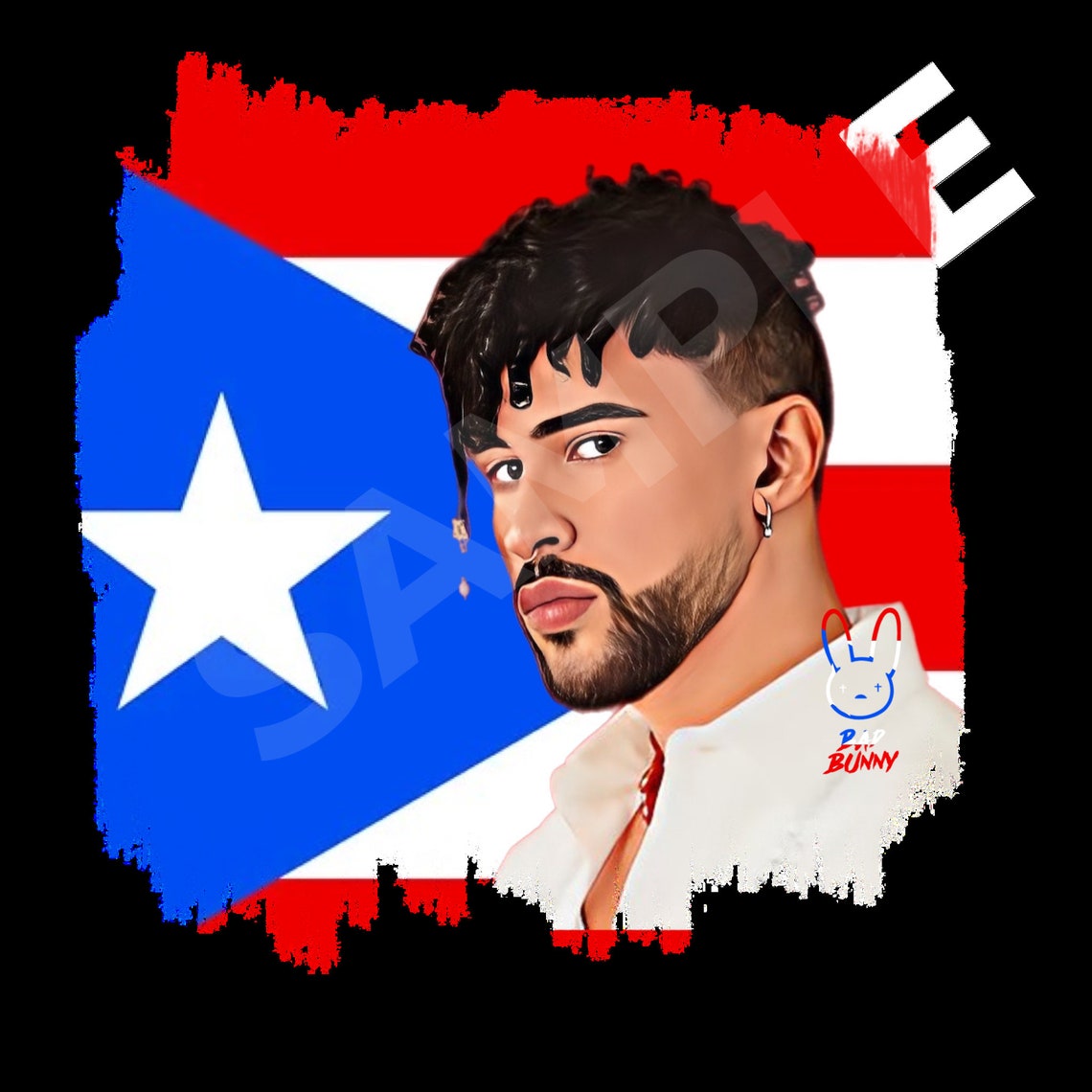 Bad Bunny - PR Flag - Etsy